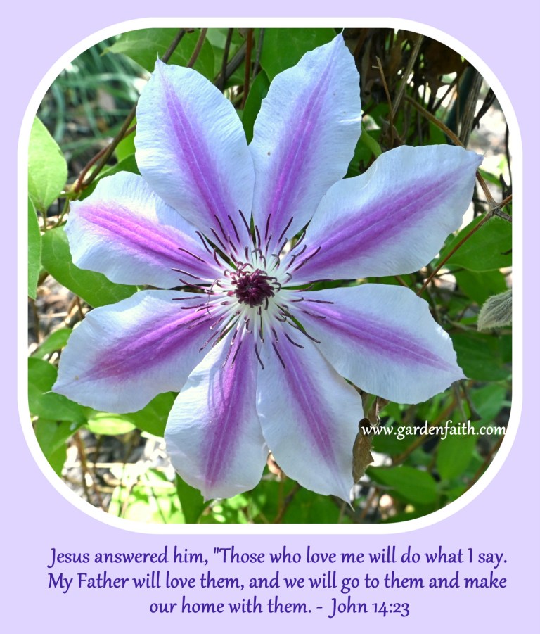 Faith and Obedience – John 14:23 – Garden Faith
